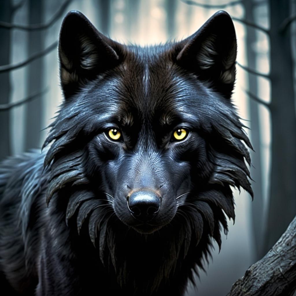 Black Wolf Spirit Guide Spell - Etsy