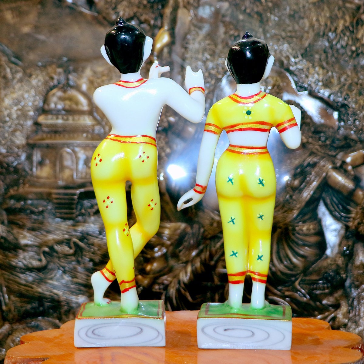 Radha Krishna Statue/murti/figurine/idol.cultured Marble Krishn Radha ...