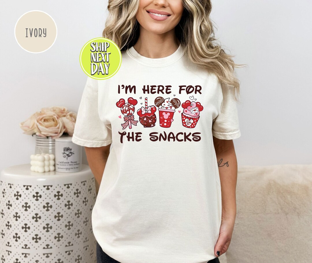 Im Here for the Snacks Shirt, Snack Queen Tee, Mouse Trip Snacks Shirt ...