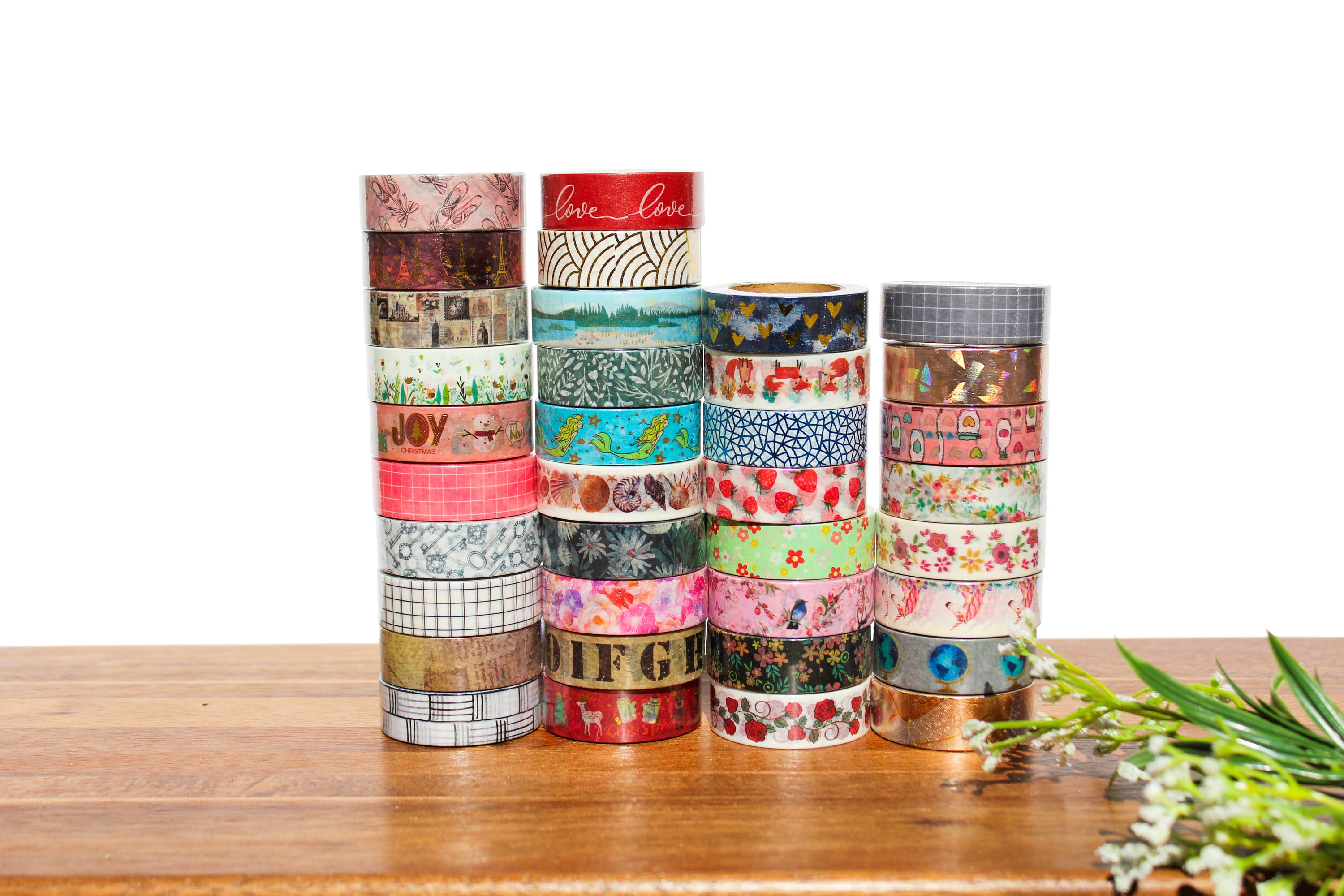 10 Full Washi Tape Rolls Big Sale ,mixed Lot, Grab Bag, Washi Tape ...