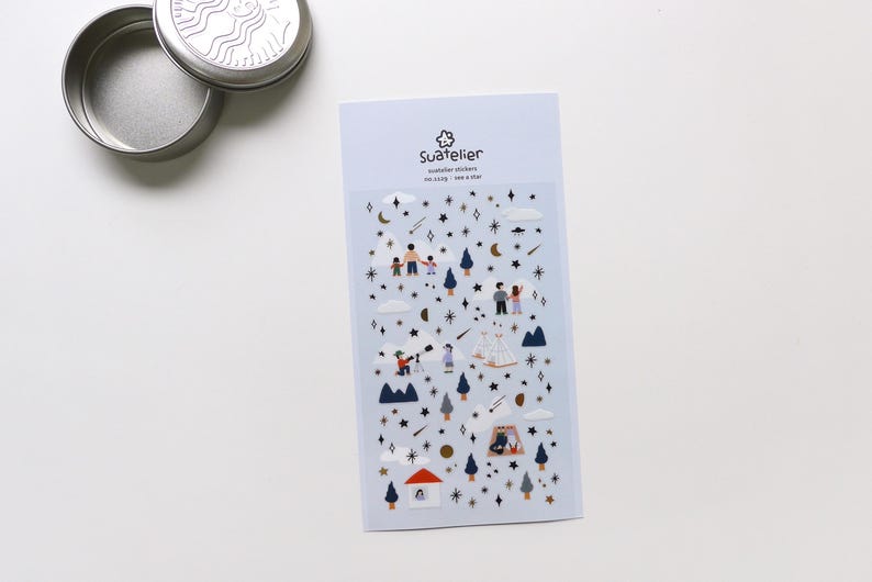 Korean Stickers | See A Star | Cute Kawaii Sticker Pack | Journal ...