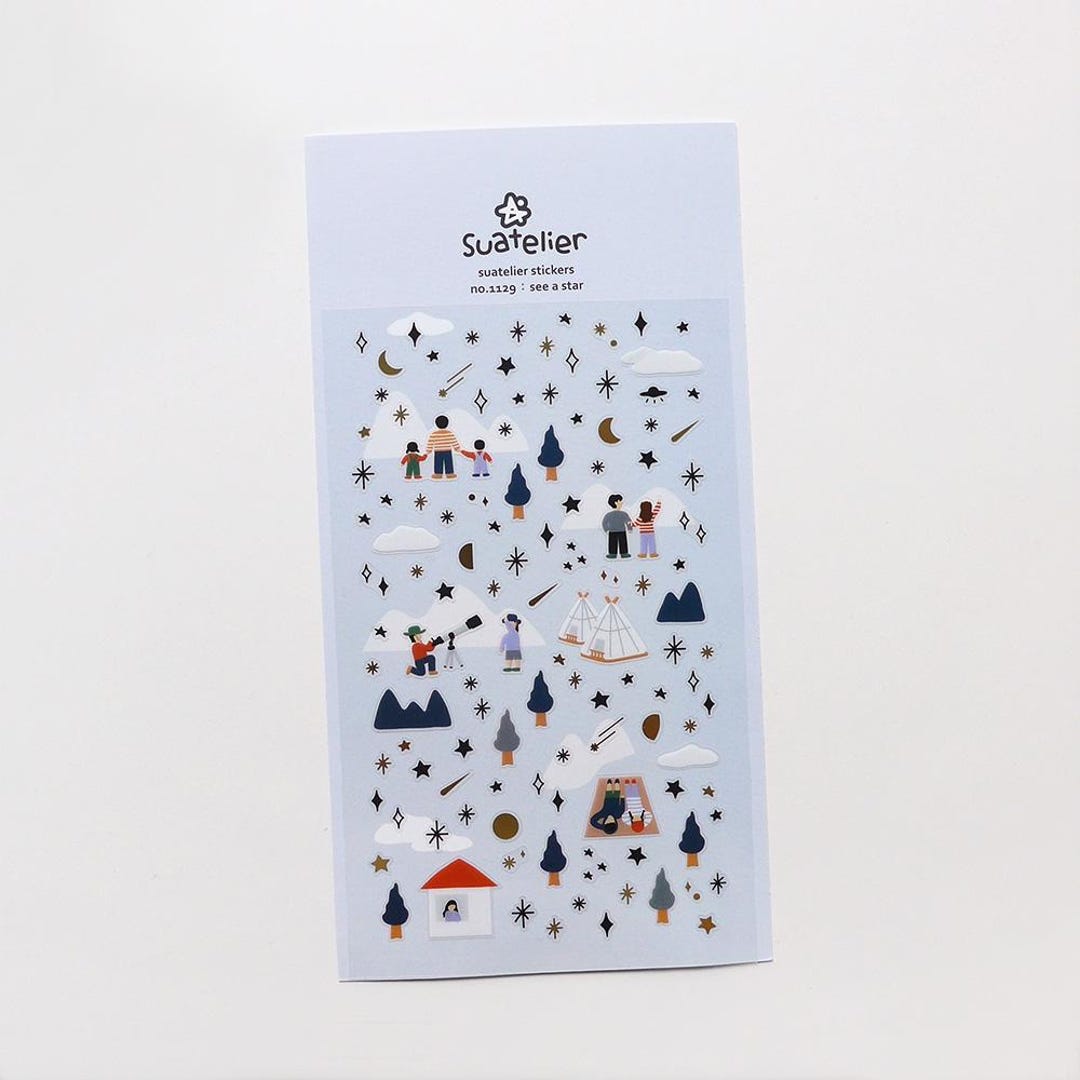 Korean Stickers | See A Star | Cute Kawaii Sticker Pack | Journal ...