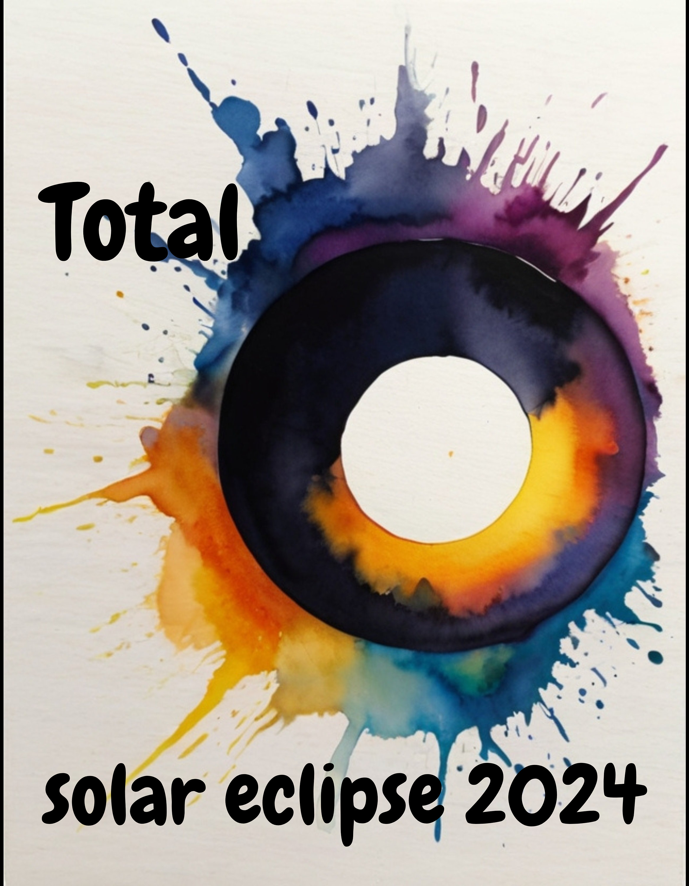 Total Solar Eclipse 2024 PNG, Retro Totality Eclipse PNG - Etsy