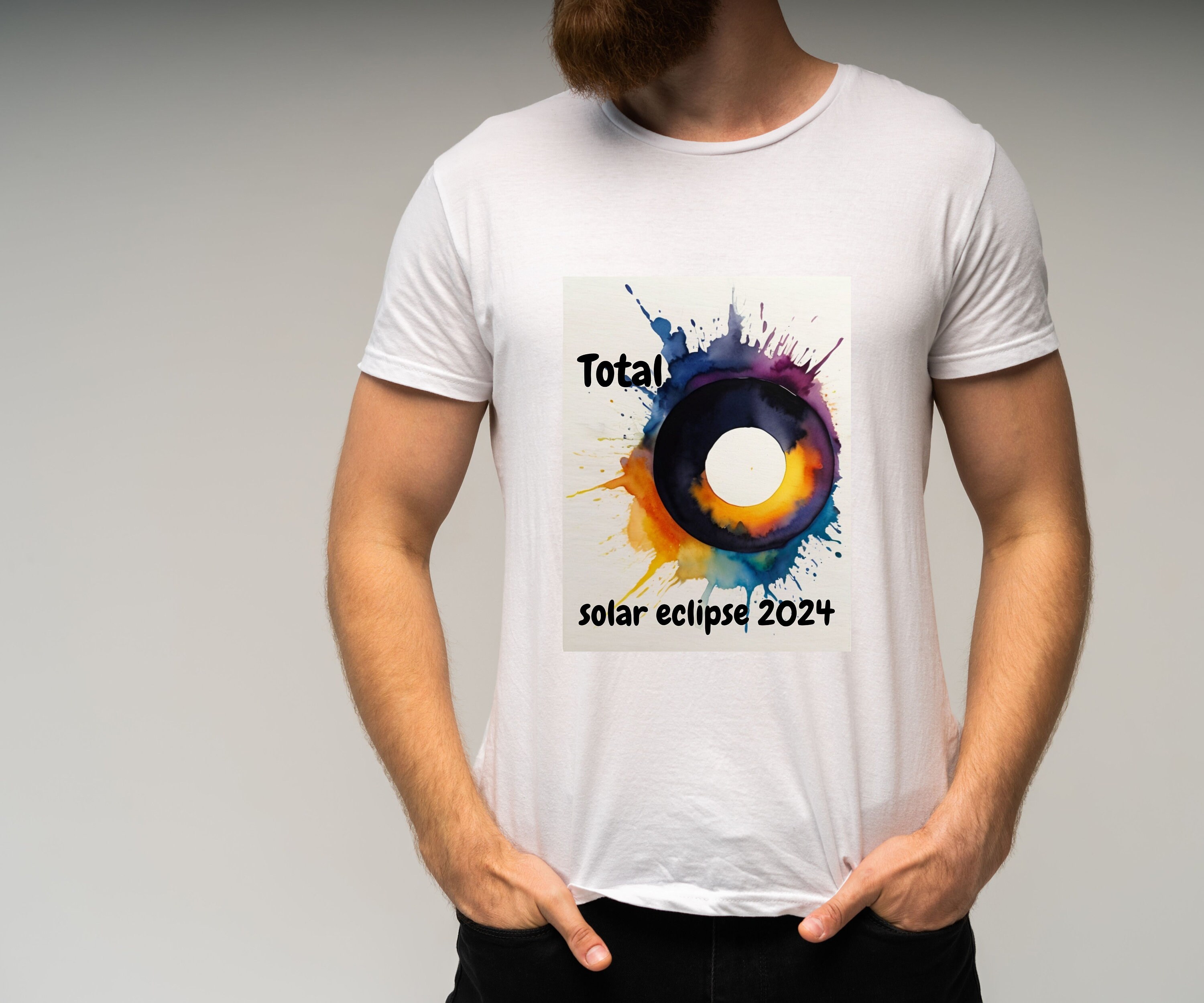 Total Solar Eclipse 2024 PNG, Retro Totality Eclipse PNG - Etsy