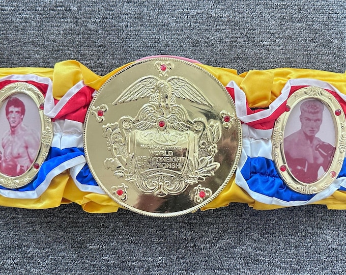 ROCKY BALBOA RING Magazine Award World Heavyweight Championship Title ...
