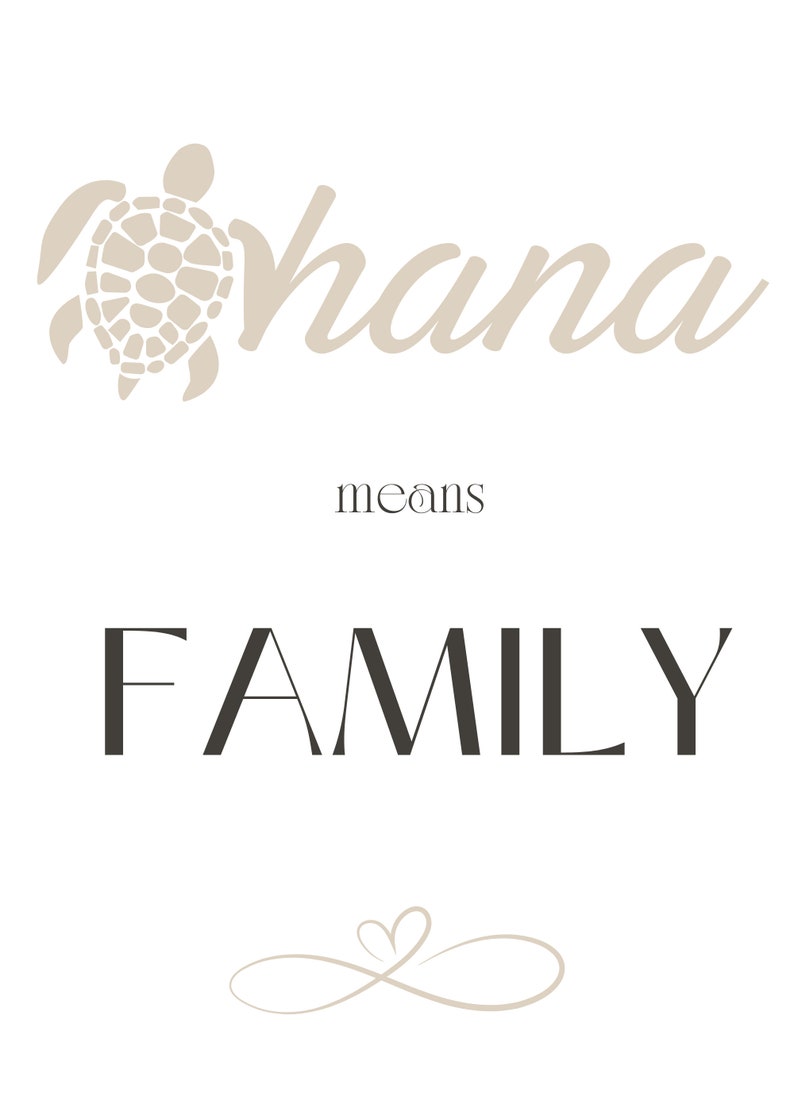 Home Printable Art, Ohana Means Family, Wall Art, Family Wall Art ...