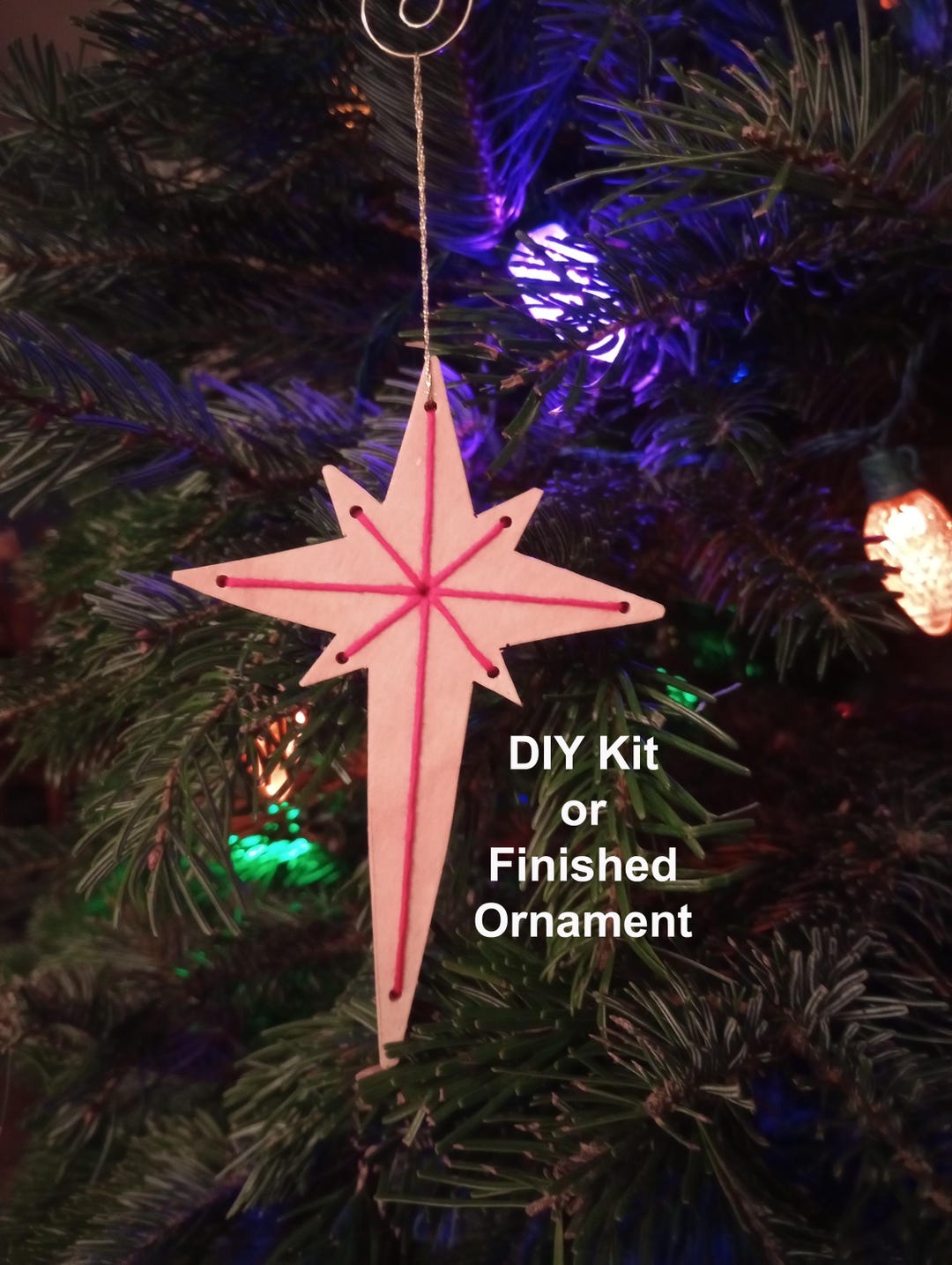 Star of Bethlehem Christmas Ornament - Etsy