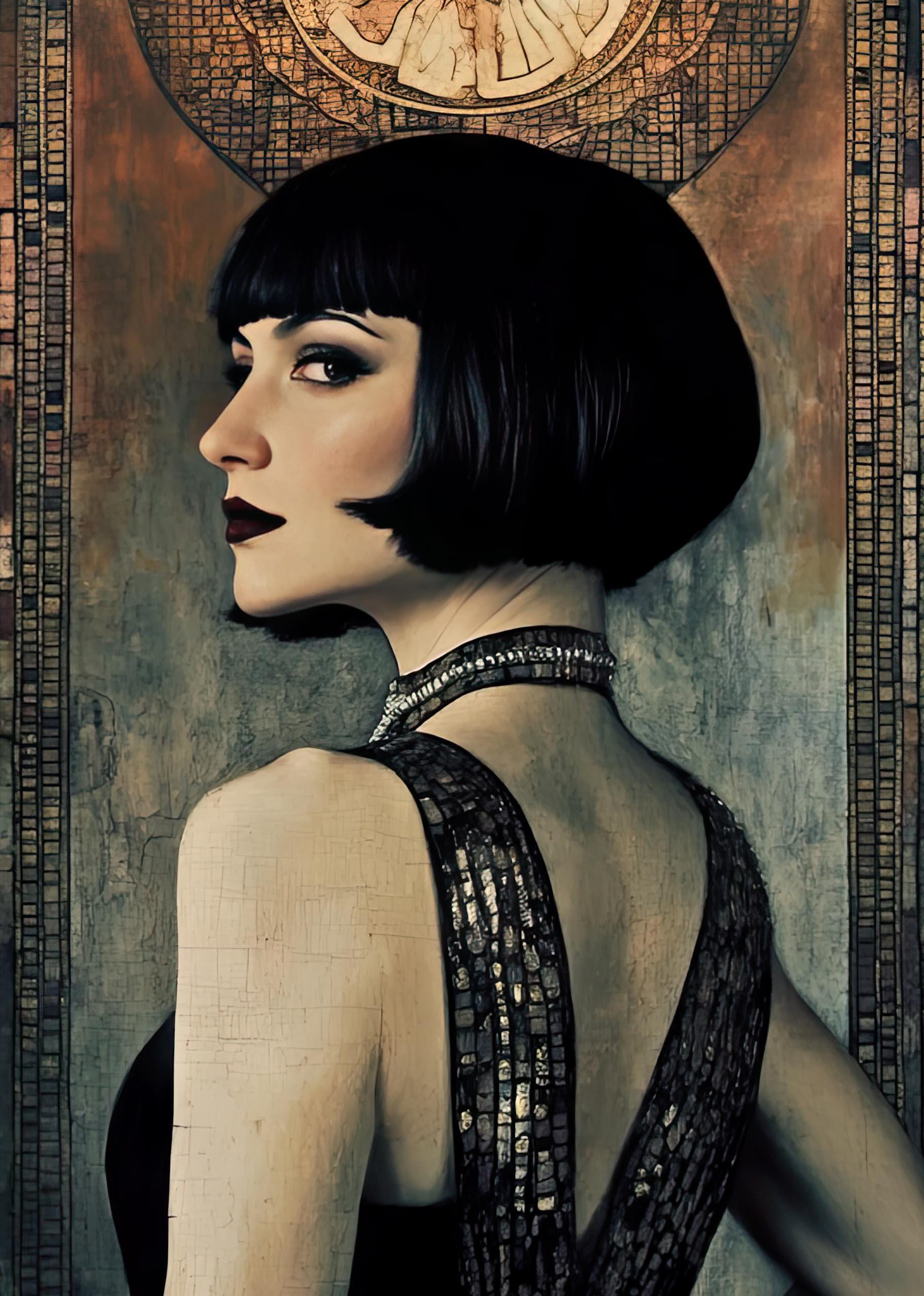 Art Deco Dreaming 3 Fine Art Print Art Deco Portrait 1920's Art Deco ...