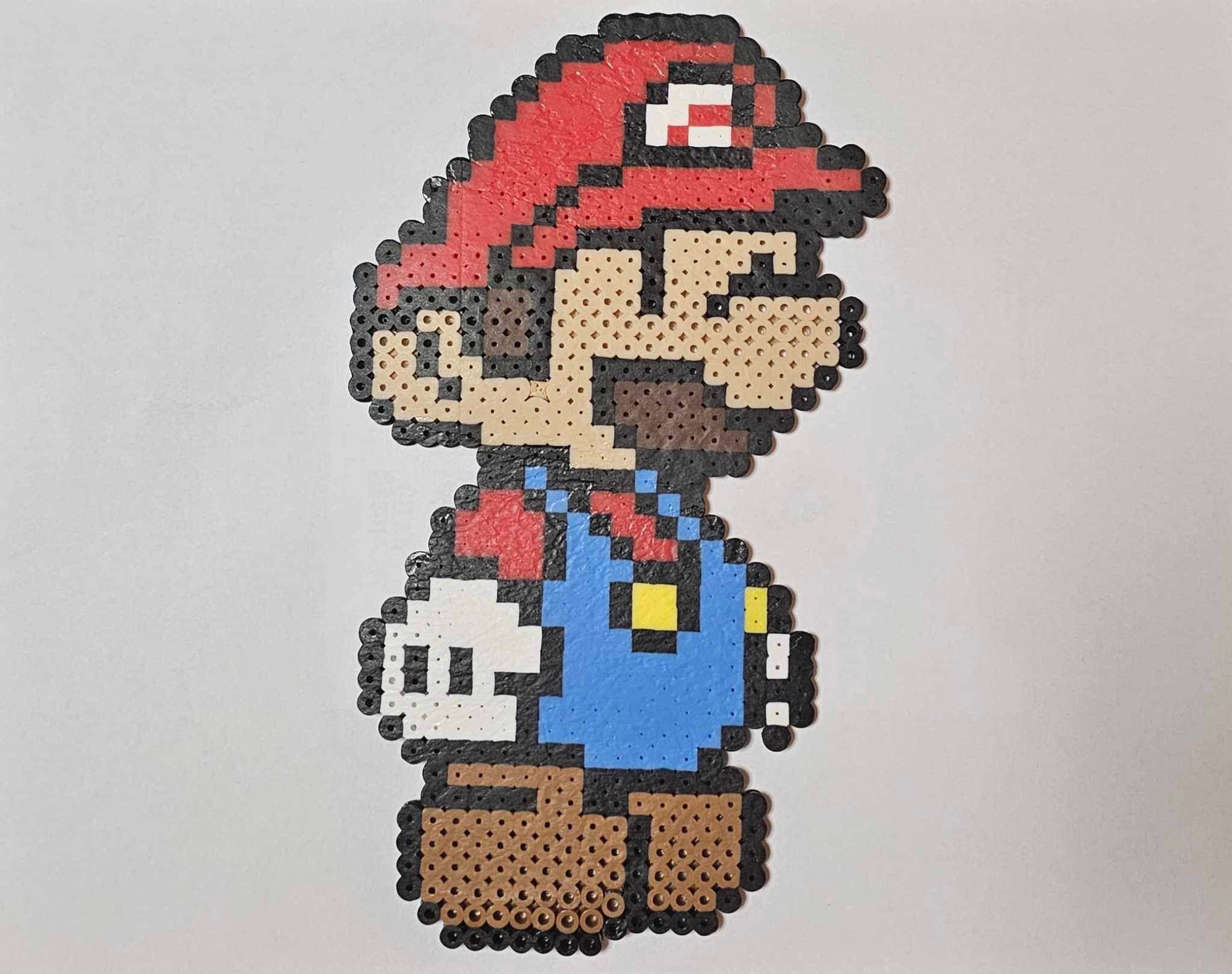 Mario Super Mario Mario and Luigi Perler Bead Figure - Etsy