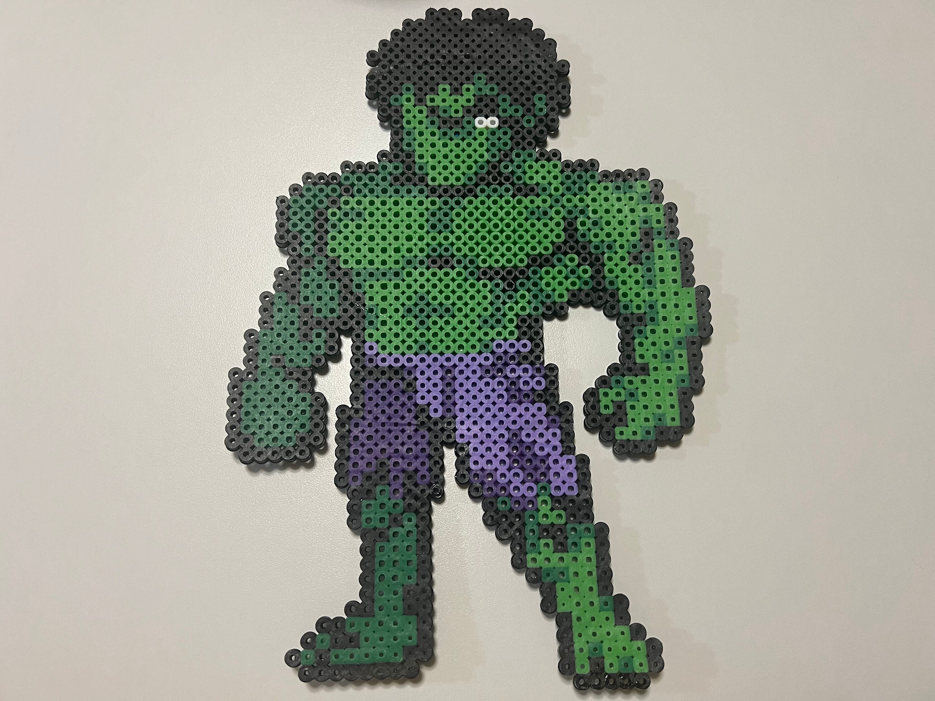 The Hulk Perler Bead Figure Bruce Banner Fusion Beads - Etsy