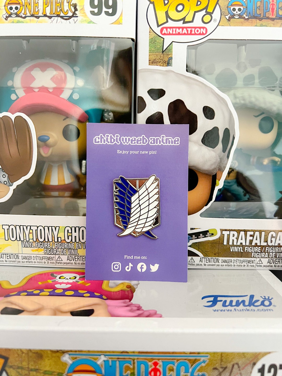 Anime Pin Badge Titan Fighting Survey Team Wing Symbol Pins for Anime ...