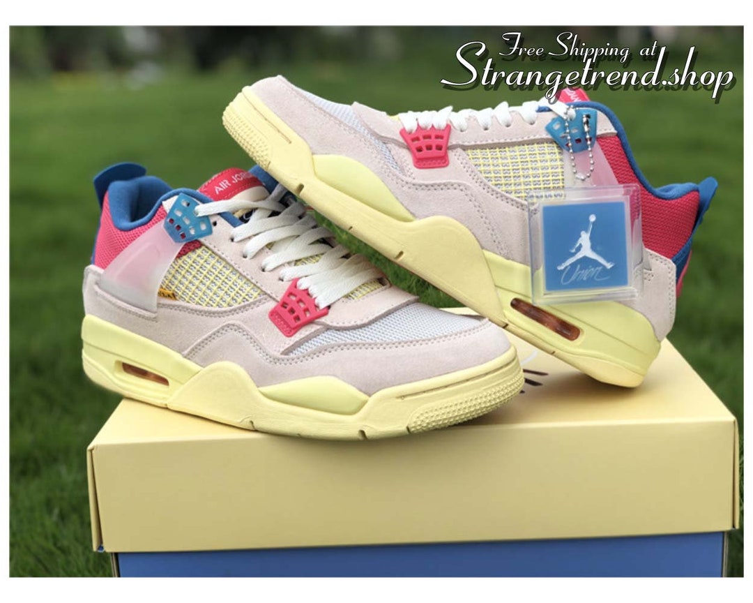 Union X Air Jordan 4 Guava Ice - Etsy