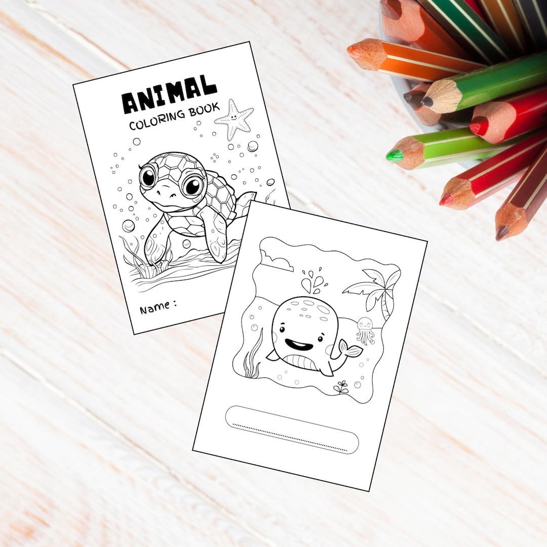 30 Pages Baby Animals Coloring Pages, Baby Animals Book,baby Animals ...