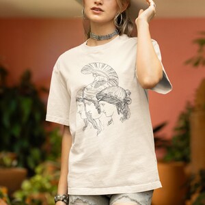 OVERSIZED Tee Three Greek Gods Tshirt Unisex Drop Shoulder T-shirt ...