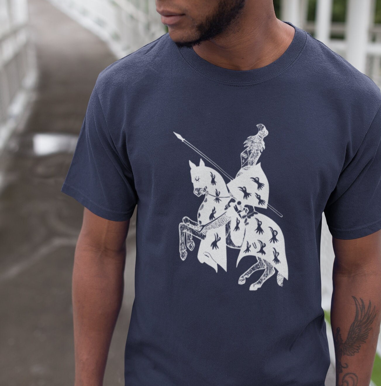 Medieval Knight Tshirt - Unisex T Shirt for Men & Women, Historic ...