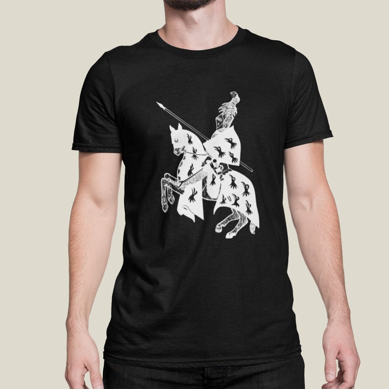 Medieval Knight Tshirt - Unisex T Shirt for Men & Women, Historic ...