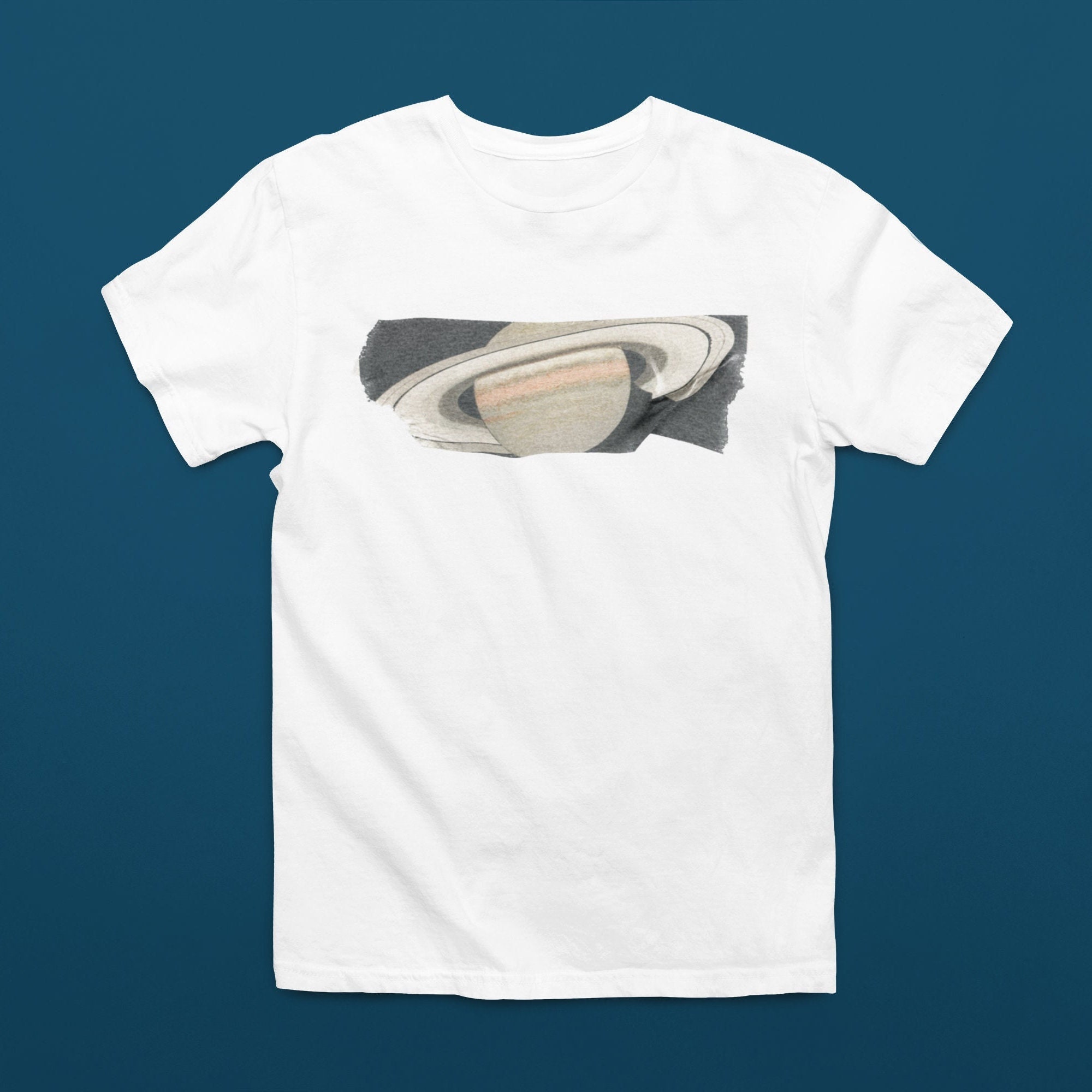 Saturn Planet T-shirt - UNISEX Tee, Vintage Solar System Tshirt ...