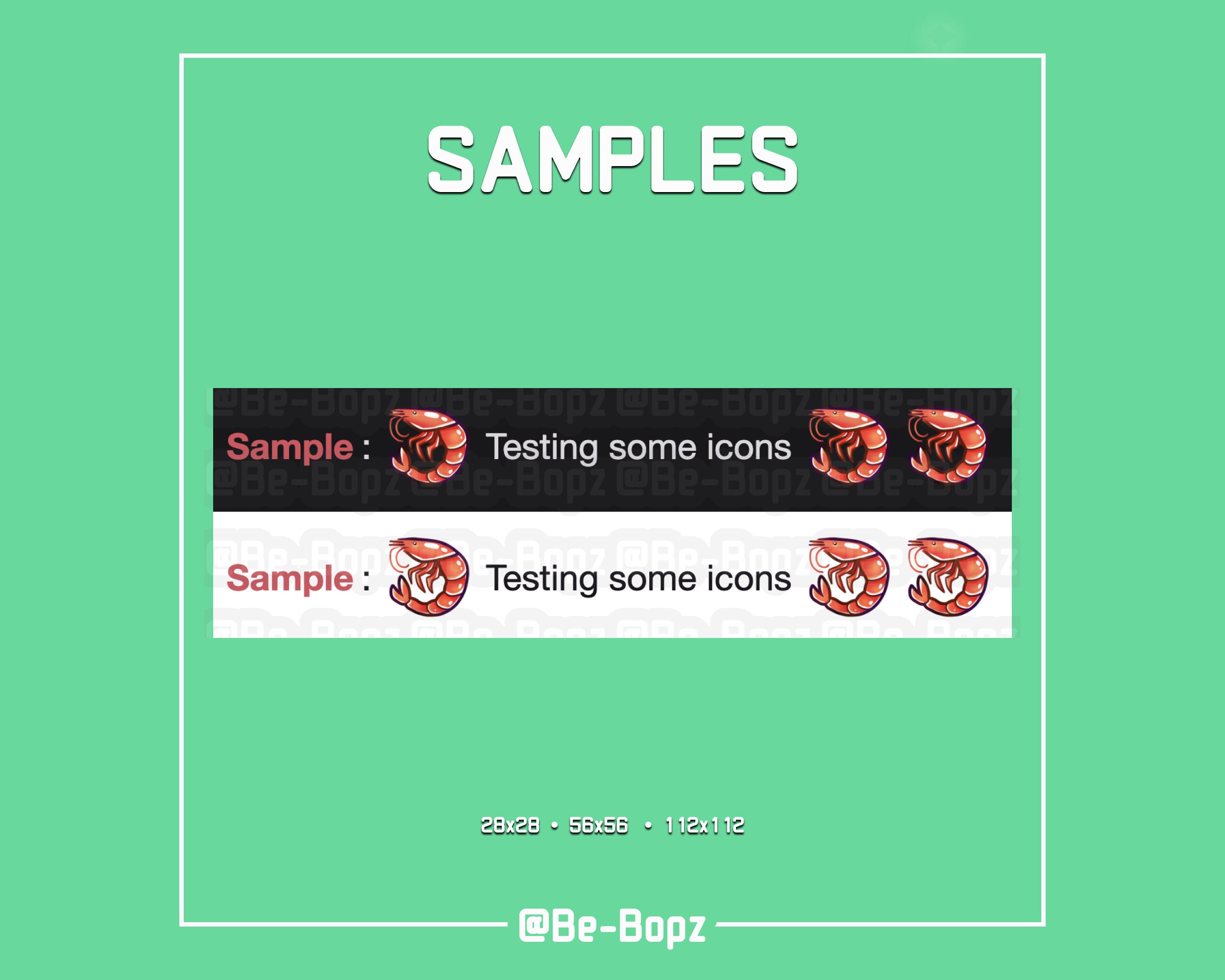Cute Shrimp Twitch Emote Discord Kawaii Shrimp Prawn Funny Chibi ...
