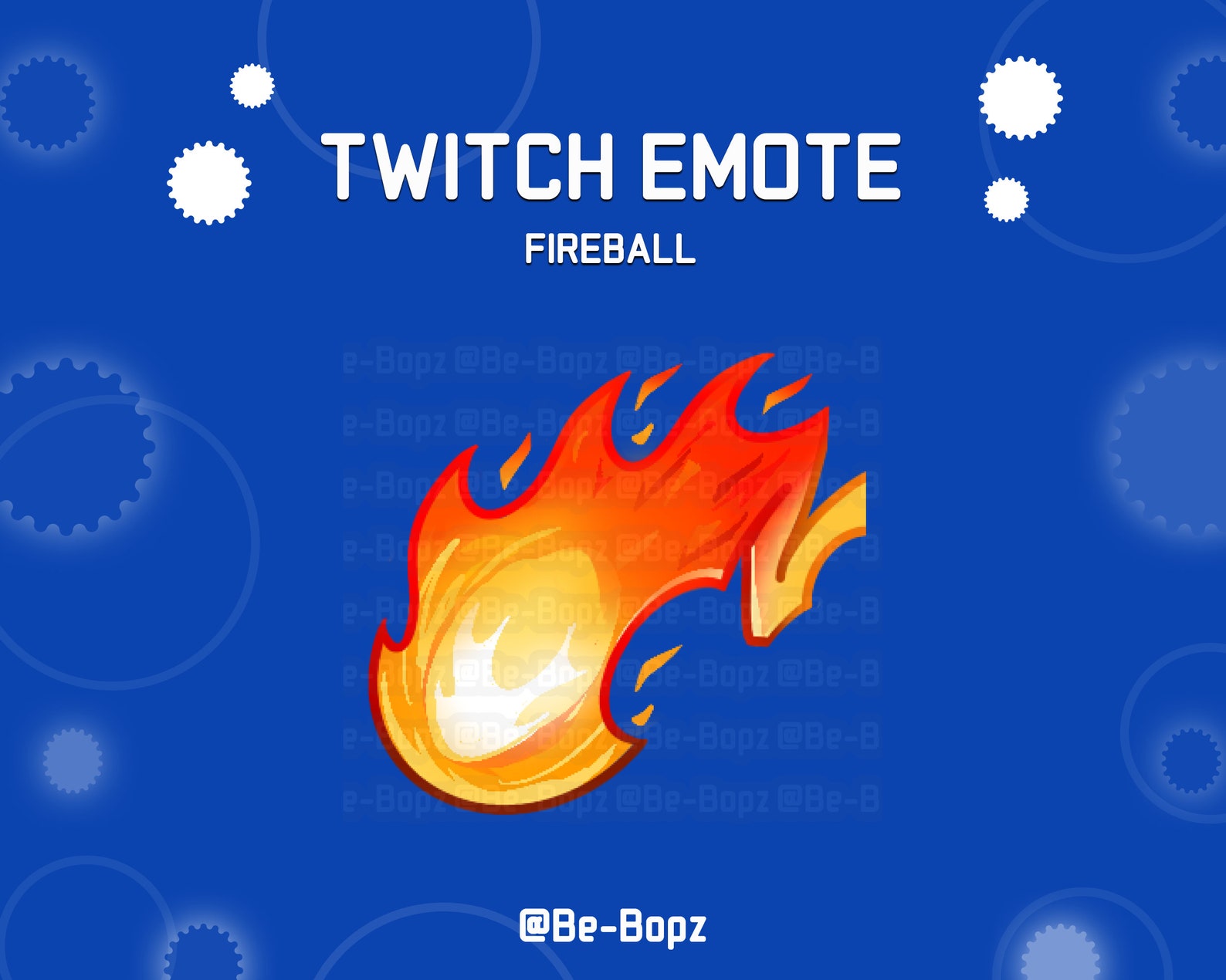 Fireball D&D Twitch Emote • Discord • Dnd RPG Fire Spell Emote Ember ...