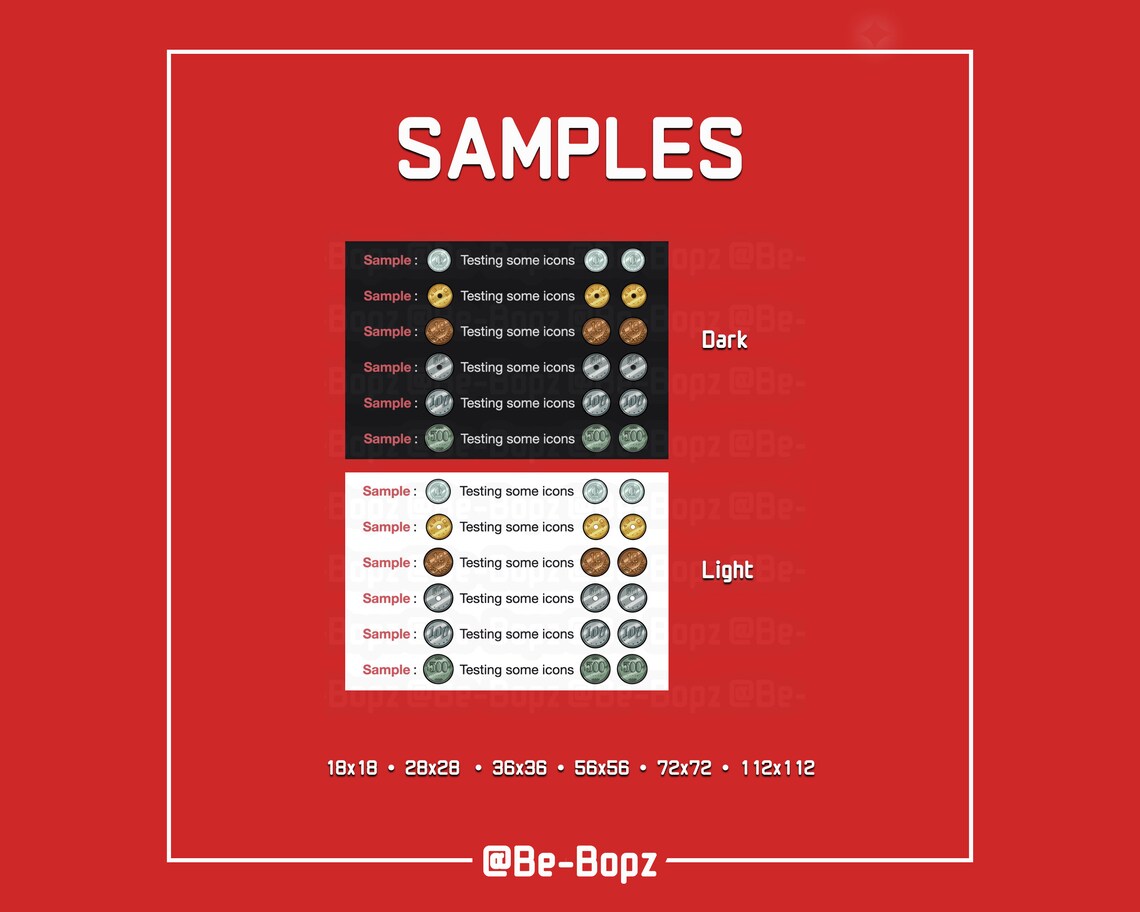 Japanese Yen Coin Twitch Sub & Bit Badges • Set of 6 • Discord ...