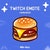 Hamburger Funny Twitch Emote Discord Fast Food Emote Cheeseburger ...
