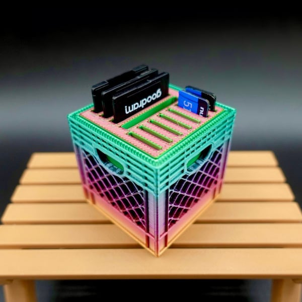 3d Printed Sd Card Holder - Etsy