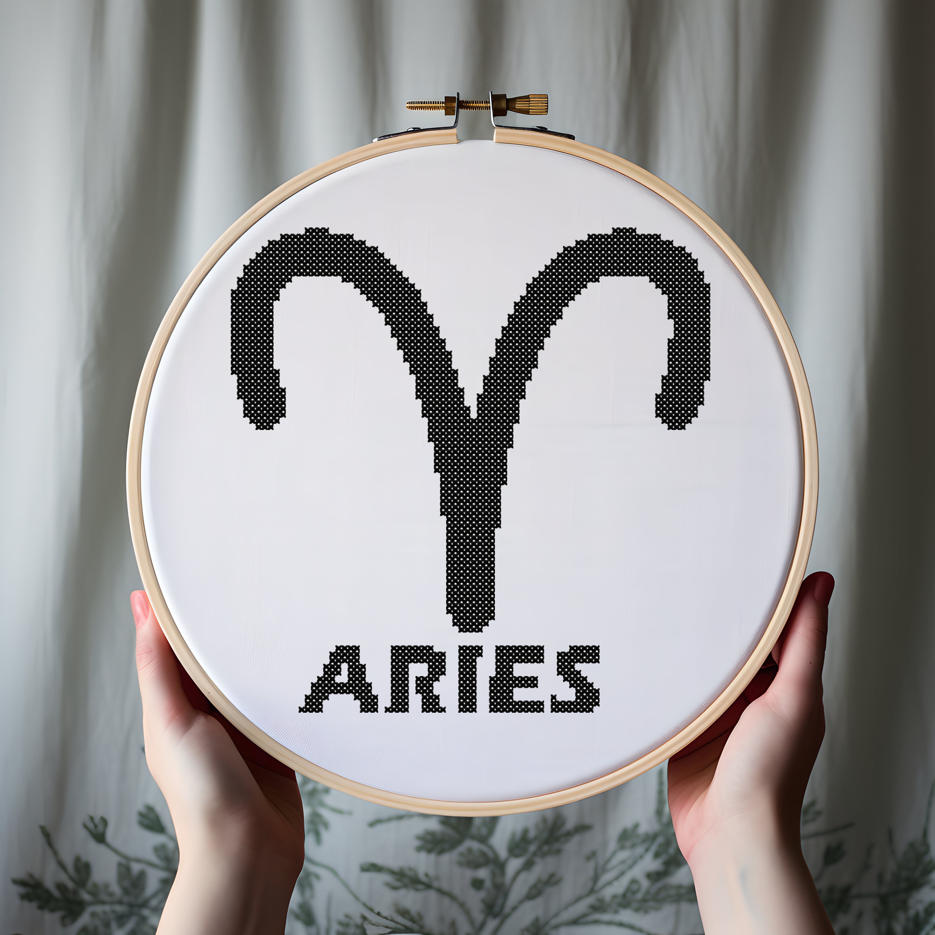 Zodiac Aries Cross Stitch Pattern Downloadable PDF for Craft - Etsy