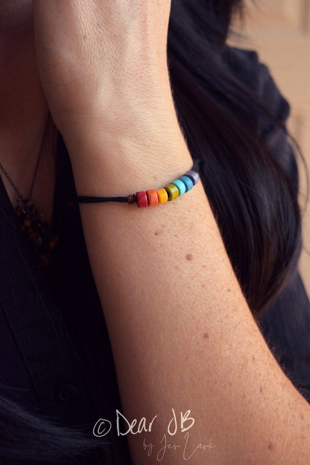 LGBTQ Aspie Autism Chakra Rainbow Bracelet Spectrum Colors Gay Pride ...