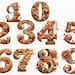 Chinese New Year Letters Alphabet PNG Bundle , Letters A-Z, Numbers 0-9 ...