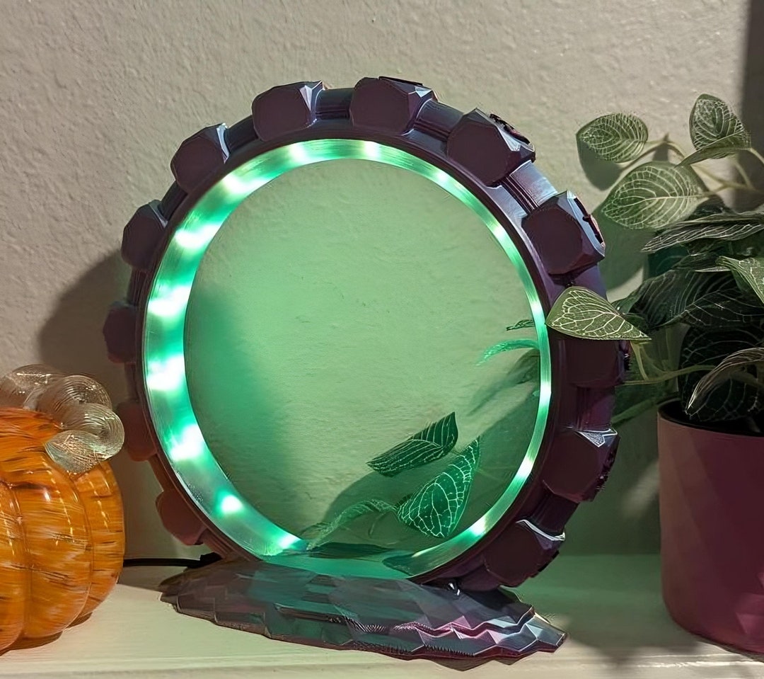 Stargate Night Lamp: Galactic Spectrum, Stellar Amethyst - Etsy