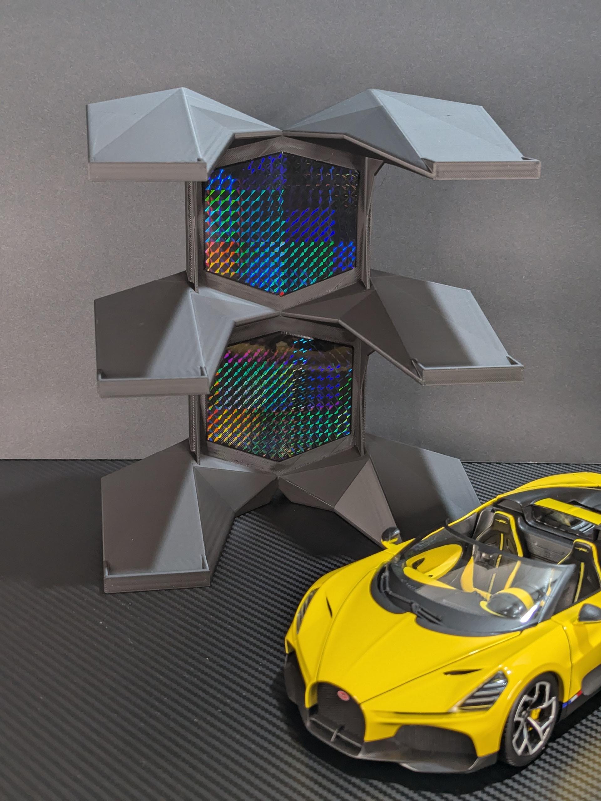 1/18 Scale Car Model Display Stand: RGB LED Lit, Holds 3 Cars - Etsy