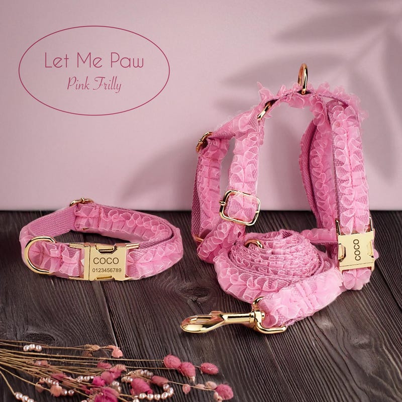 Ruffle Dog Harness - Etsy
