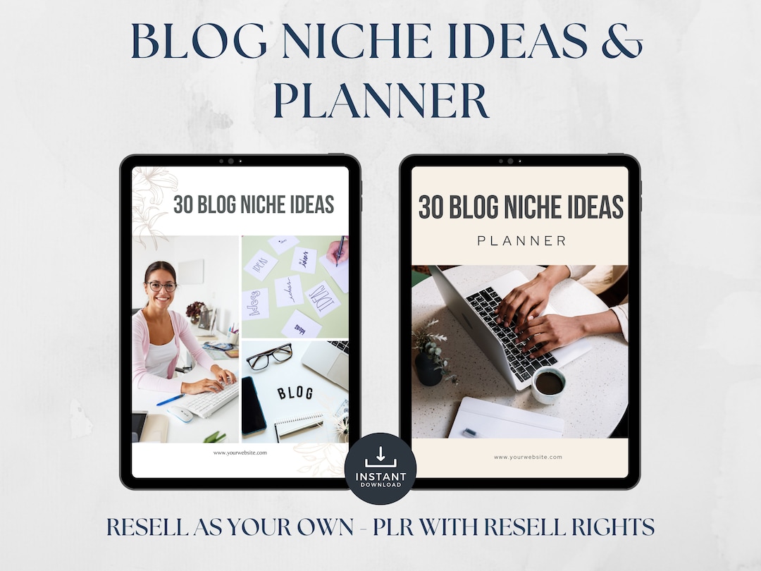 30 Blog Niche Ideas PLR, 30 Blog Niche Ideas Planner, Bloggers Lead ...