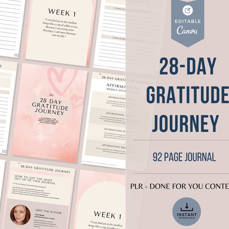 Gratitude Journal - Etsy
