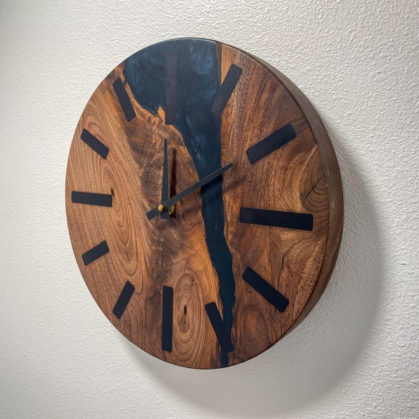 Walnut Clock - Etsy