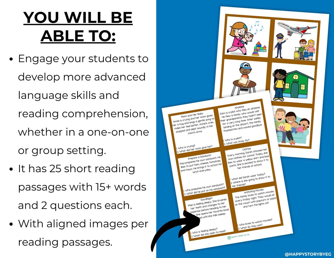 ABA Verbal Behavior Advanced Intraverbal Assessment Level 3 | READING ...