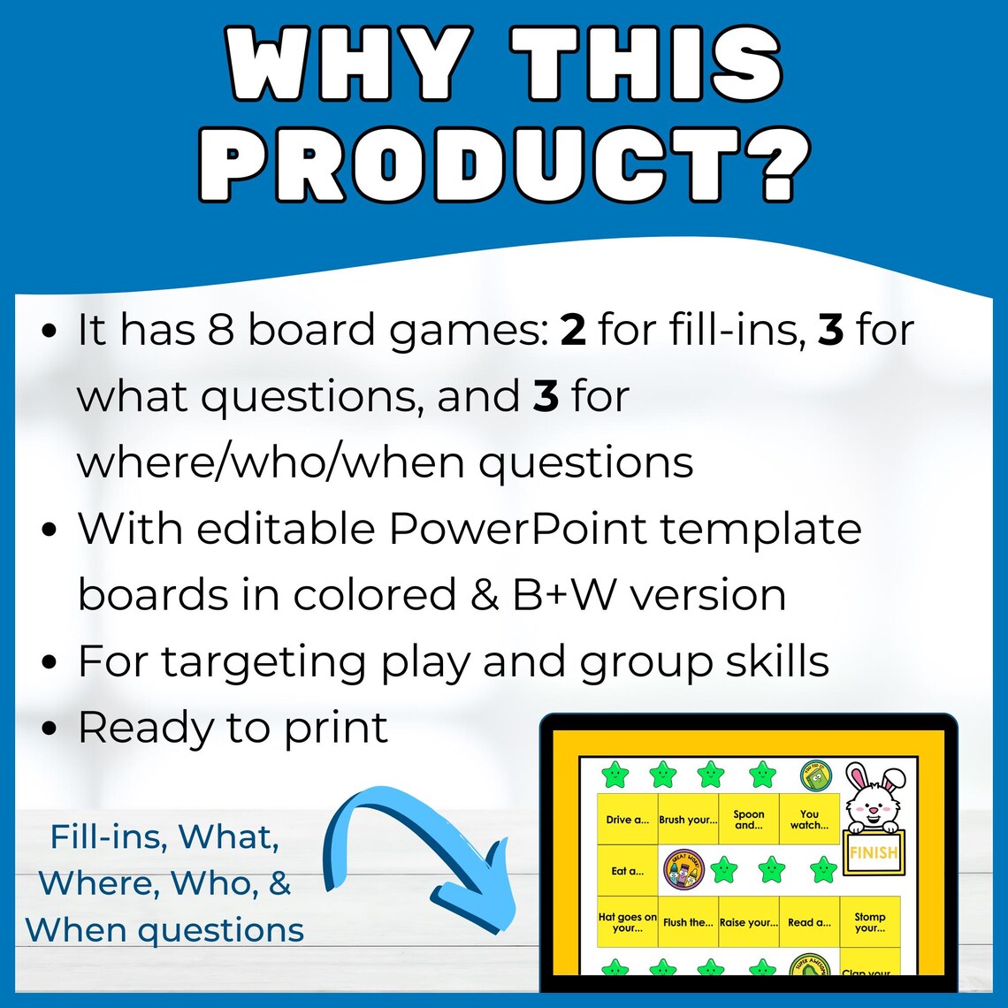 Intraverbal Board Games Printable ABA Materials for Special Education ...