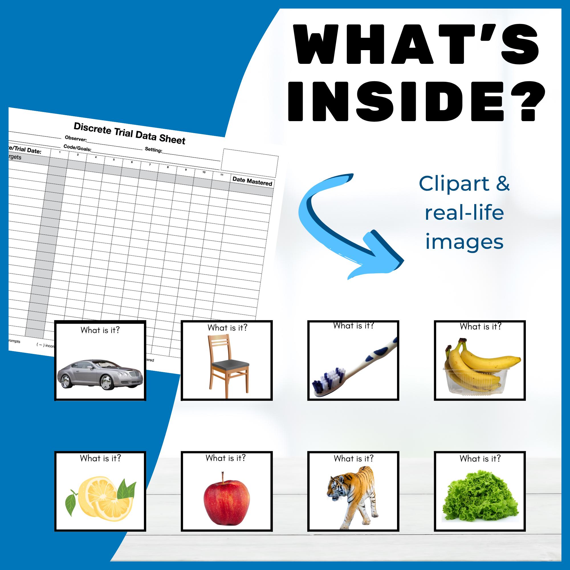 ABA Behavior Resources ABA Tacting Picture Cards Aba Therapy Session ...