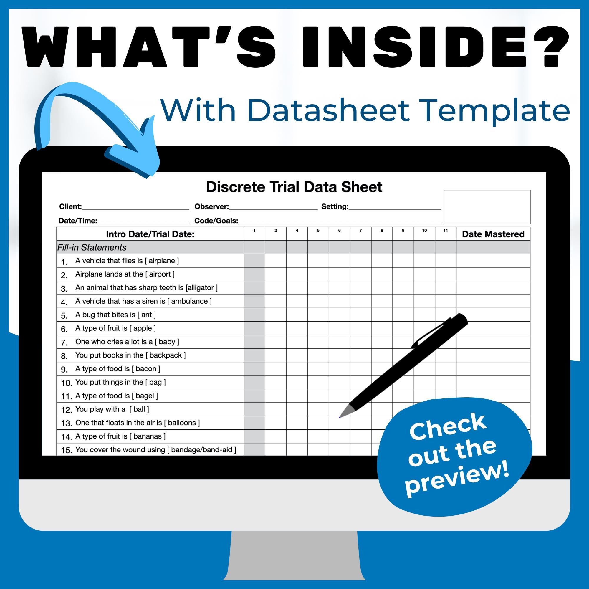LRFFC Fill-ins WH Questions 3 Verbal Statements Verbal Behavior Aba ...