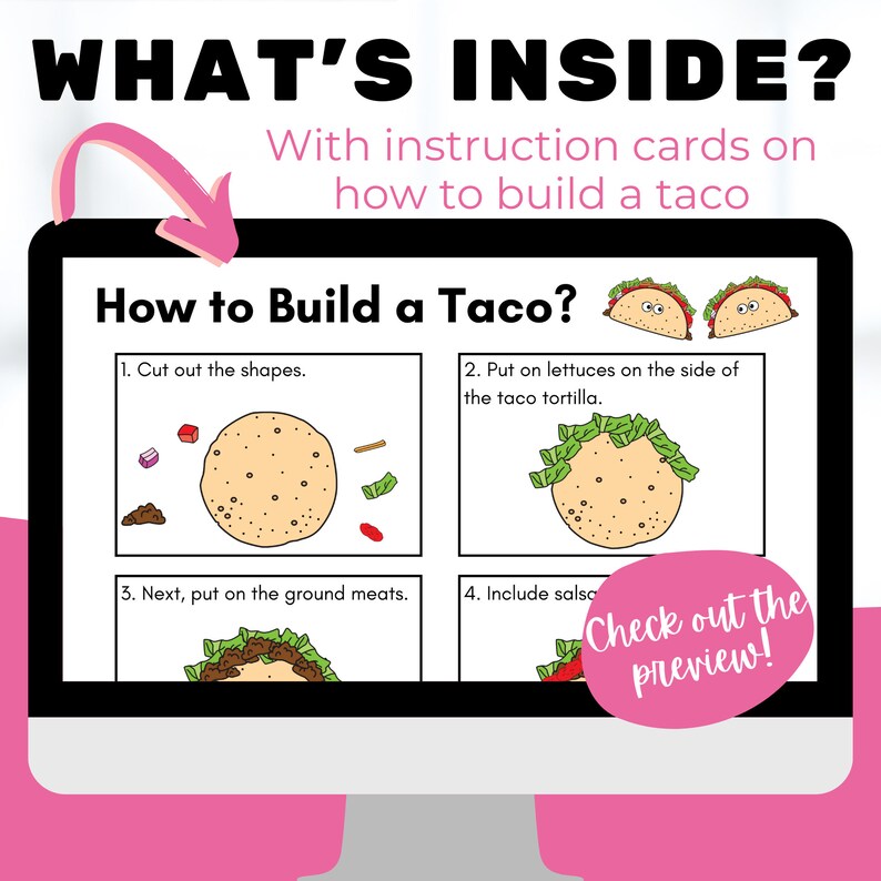 How to Make a Paper Taco Craft Art Activities Project to Learn About ...