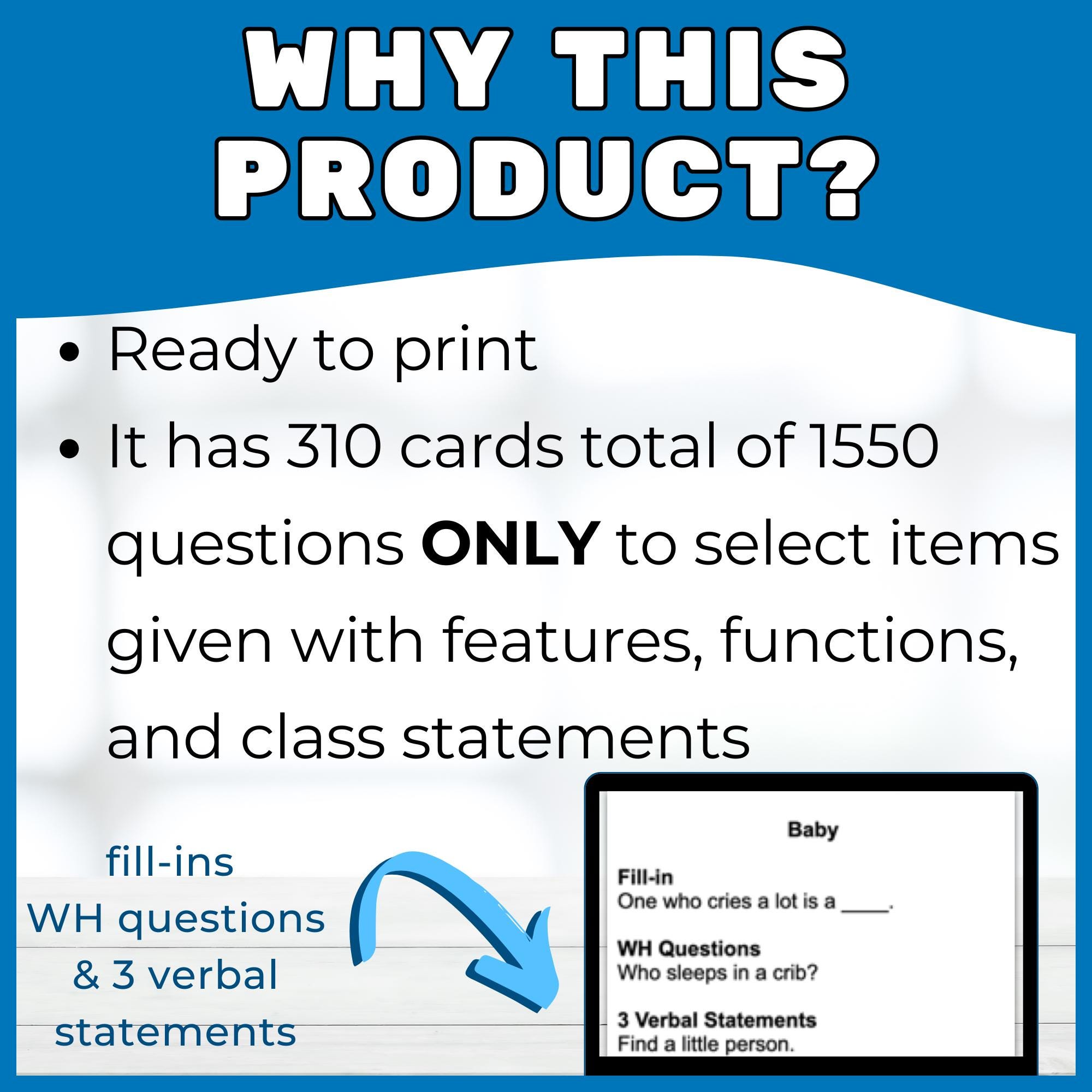 LRFFC Fill-ins WH Questions 3 Verbal Statements Verbal Behavior Aba ...