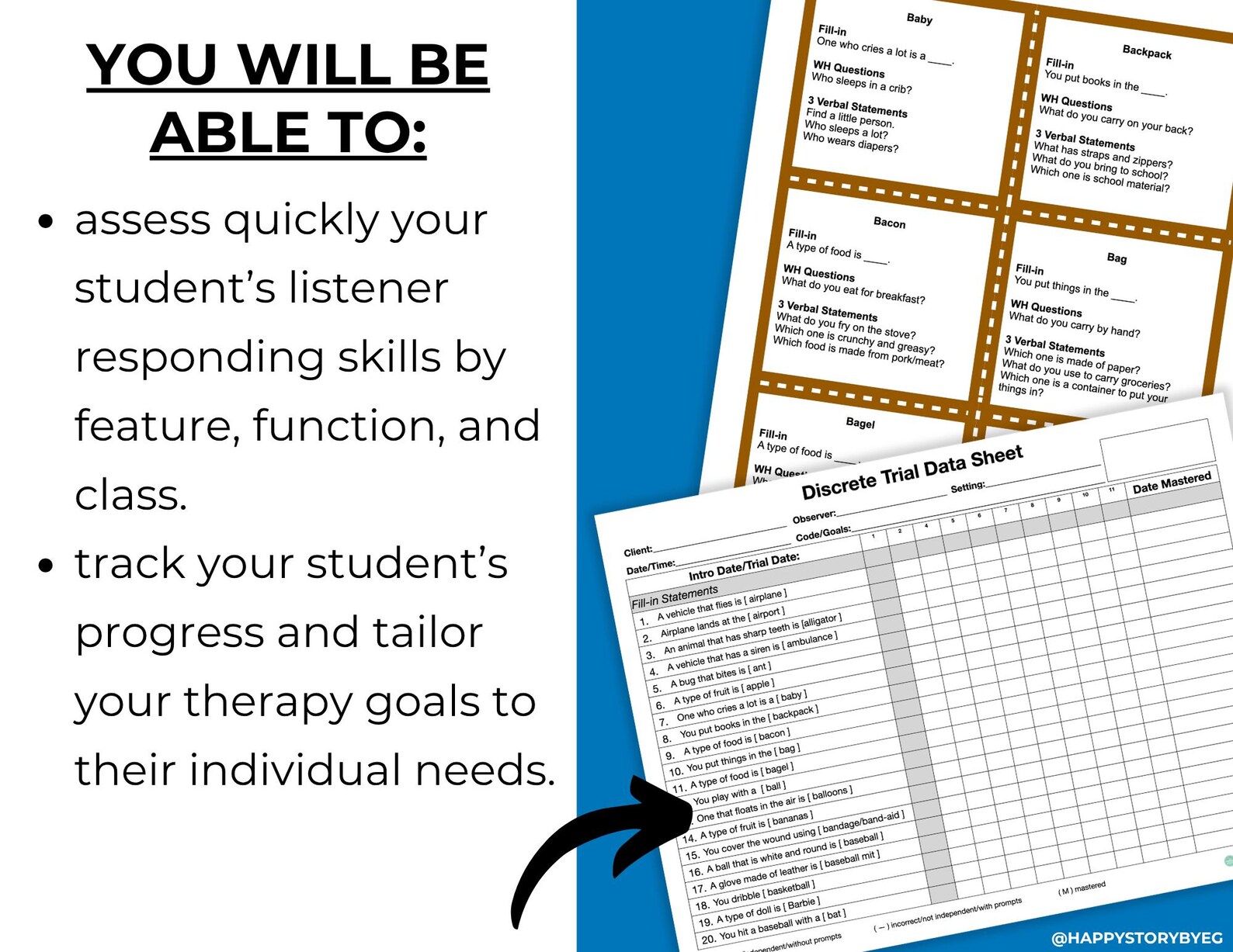 LRFFC Fill-ins WH Questions 3 Verbal Statements Verbal Behavior Aba ...