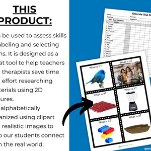 ABA Behavior Resources ABA Tacting Picture Cards Aba Therapy Session ...