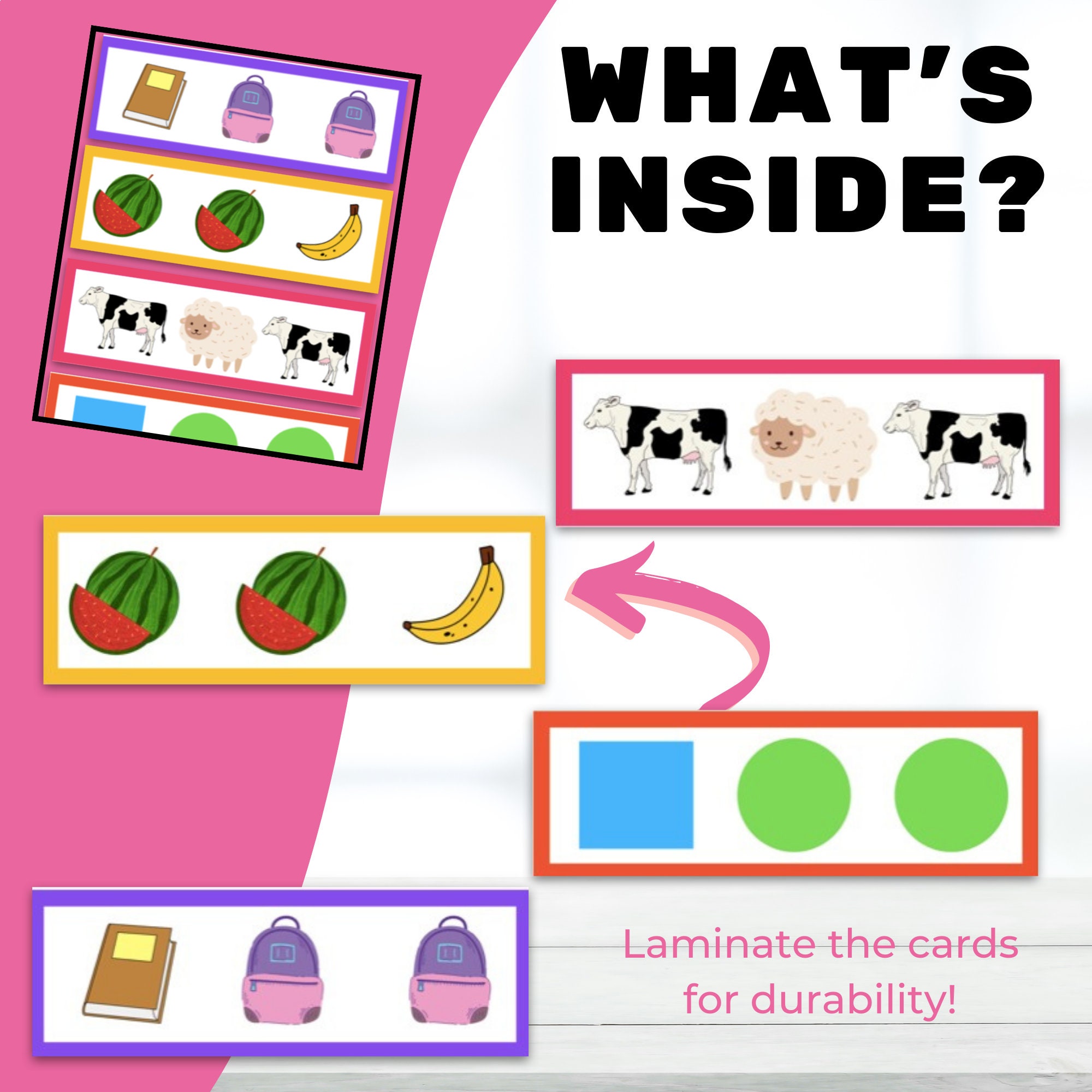 Printable Same or Different Activity Worksheets Activities for Special ...