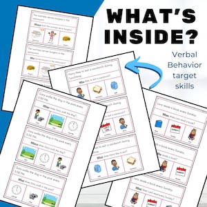 WH Questions Reading Comprehension 15 Sentences 45 Questions Who Where ...