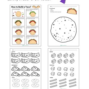 How to Make a Paper Taco Craft Art Activities Project to Learn About ...
