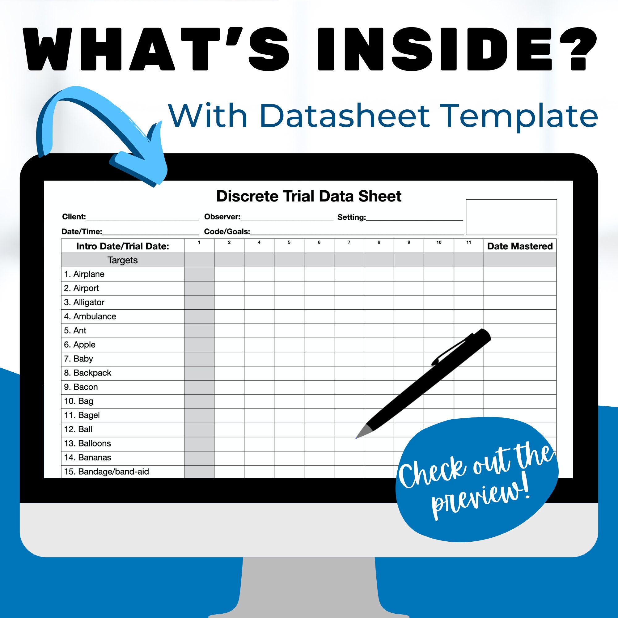 ABA Behavior Resources ABA Tacting Picture Cards Aba Therapy Session ...