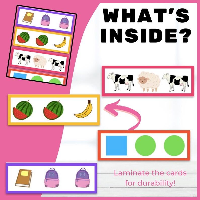 Printable Same or Different Activity Worksheets Activities for Special ...