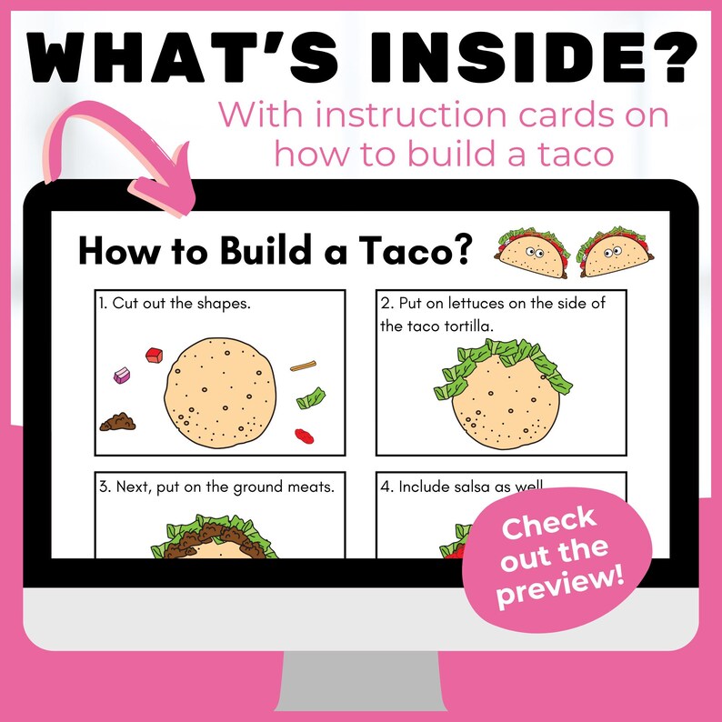 How to Make a Paper Taco Craft Art Activities Project to Learn About ...