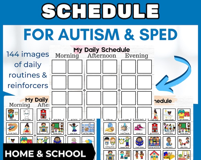 1 BOARD + 34 CHORE CARDS | Children's Chore Boards | Daily Routines ...